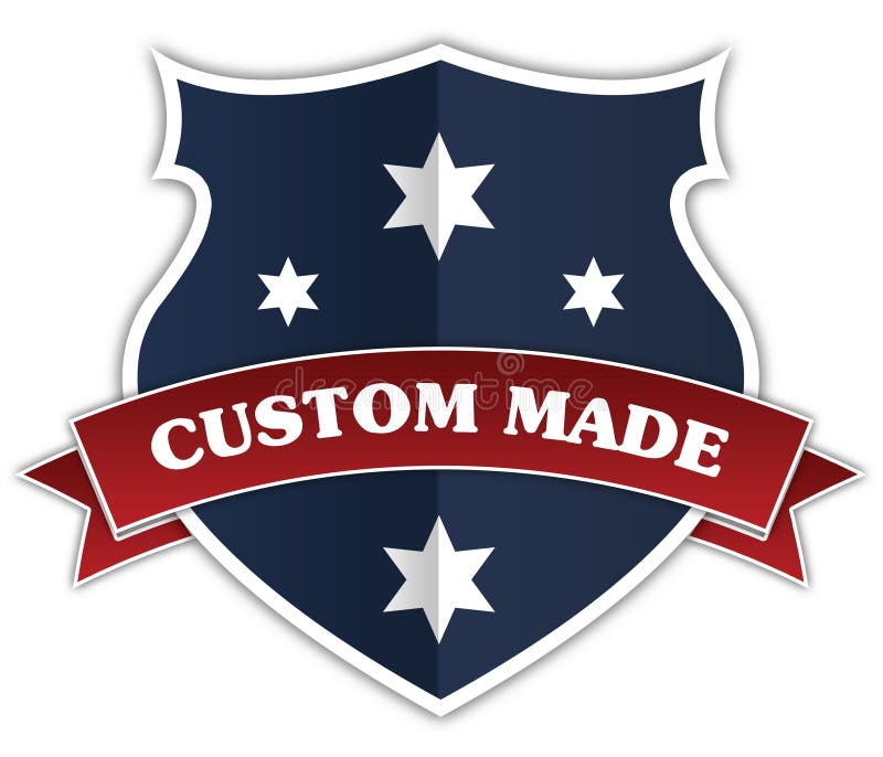 Custom Shield Icons stock vector. Illustration of visual - 102249093