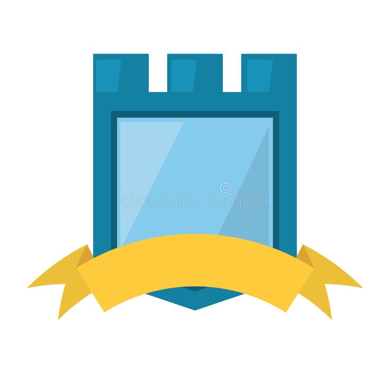 Shield Ribbon Banner Yellow Red Black Stock Illustrations – 73 Shield ...