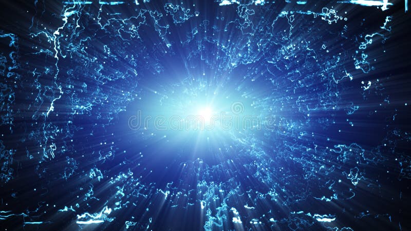 Blue Shine Abstract Background Stock Illustration - Illustration of ...