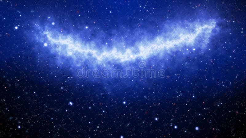 Travel through the Starry Space Inside the Blue and Pink Andromeda ...
