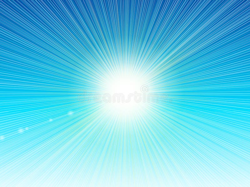 Blue shine rays burst stock vector. Illustration of shiny - 140957163