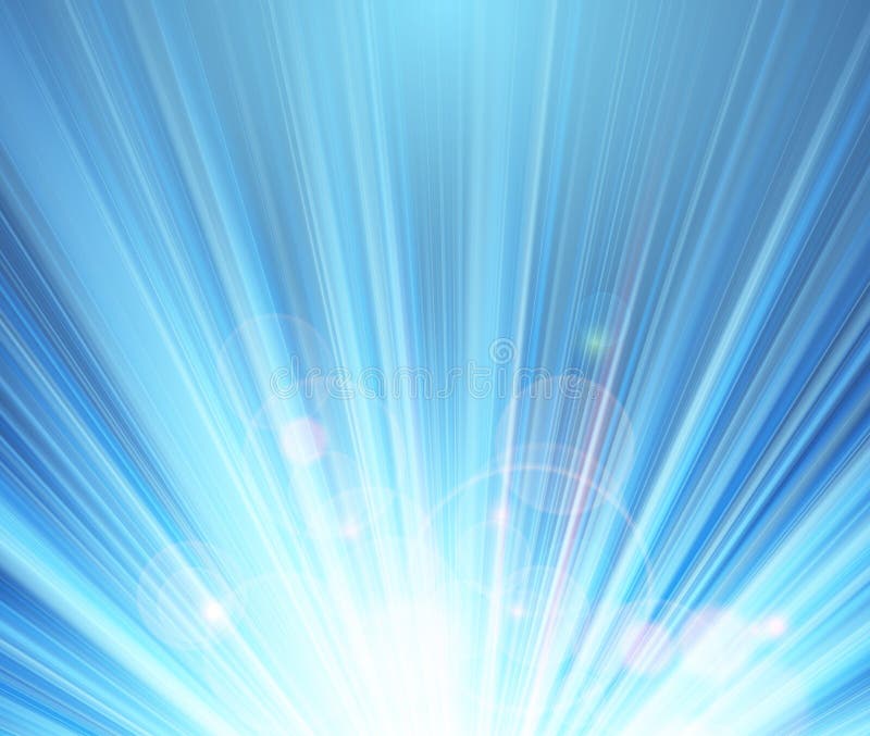 Blue Shining Magic Light Background Stock Vector - Illustration of ...
