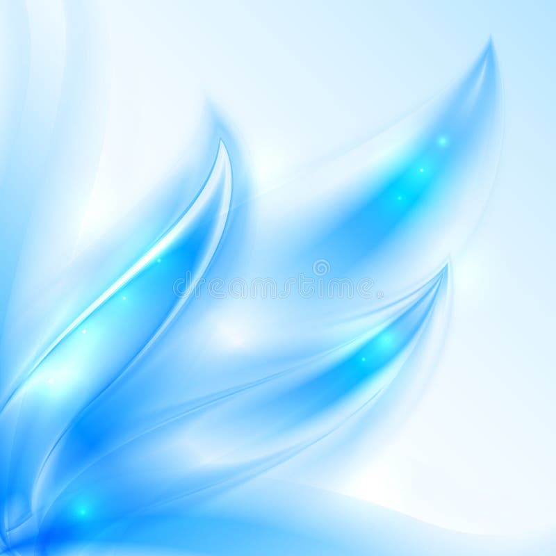 Blue Shining Smooth Abstract Vector Background Stock Vector ...