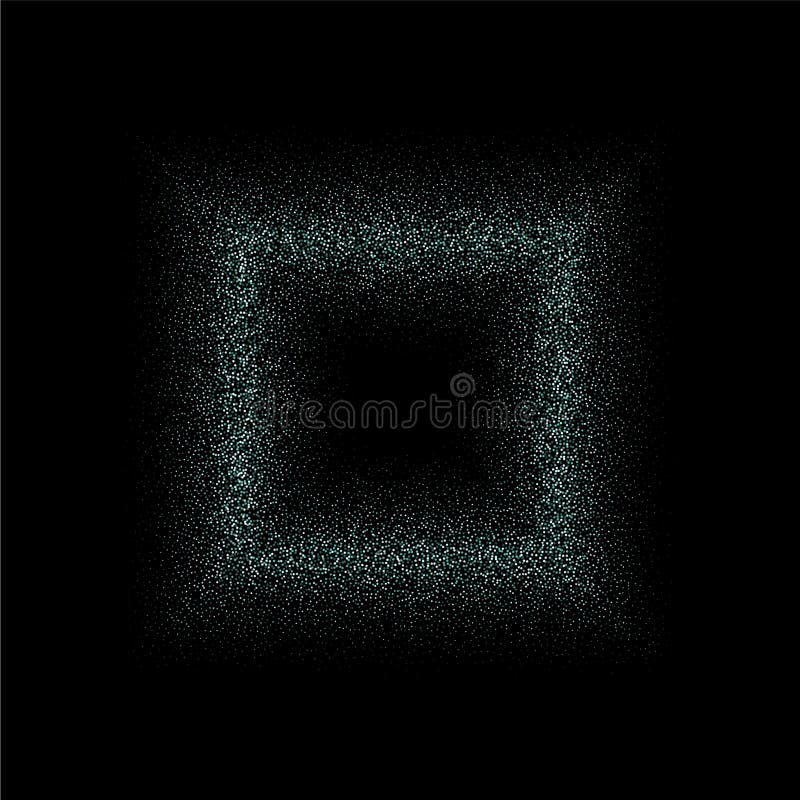 Blue Shiny Glitter Pattern. Photo Frame. Eps 10 Stock Illustration ...