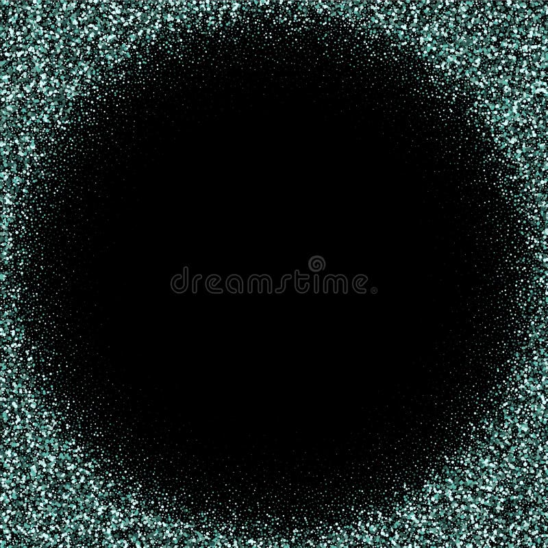 Blue Shiny Glitter Pattern. Photo Frame. Eps 10 Stock Illustration ...
