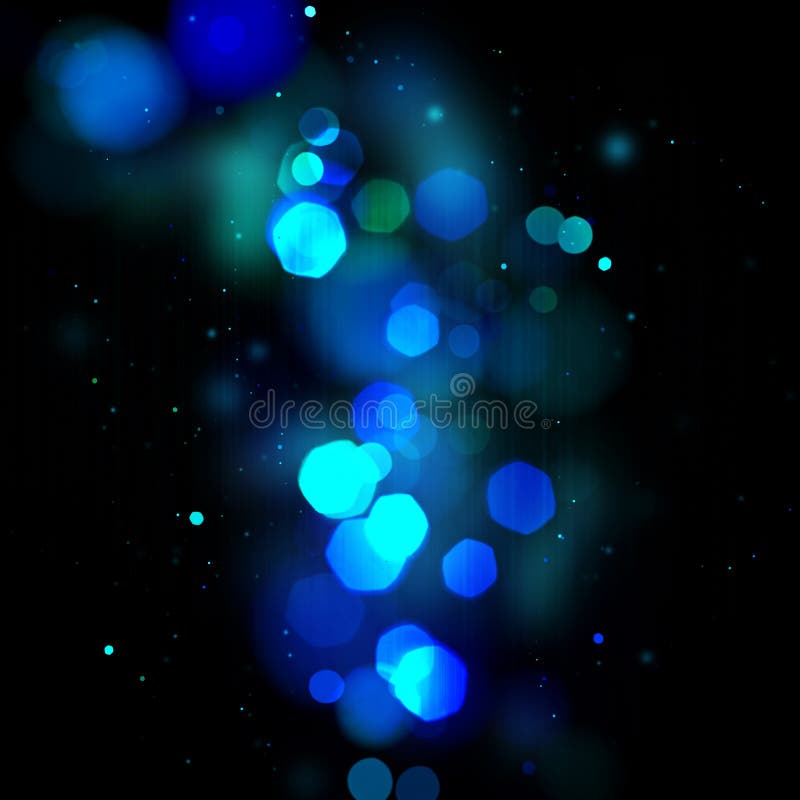 Blue Shiny Sparkle Background.Glowing Lights Stock Illustration ...
