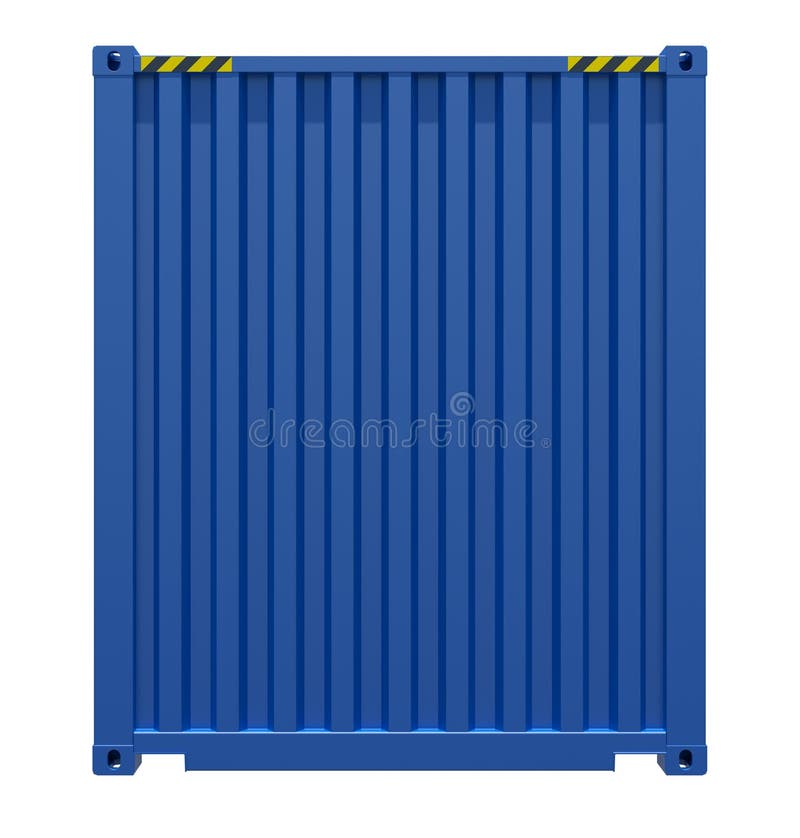 Blue shipping container stock image. Image of heavy, lock - 80065795