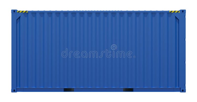 Shipping Container Side View Side Opening ISO Containers