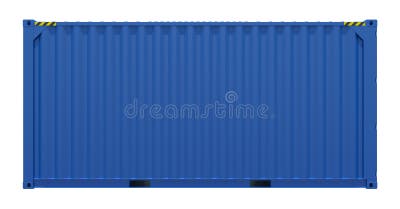 Blue shipping container stock image. Image of heavy, lock - 80065795