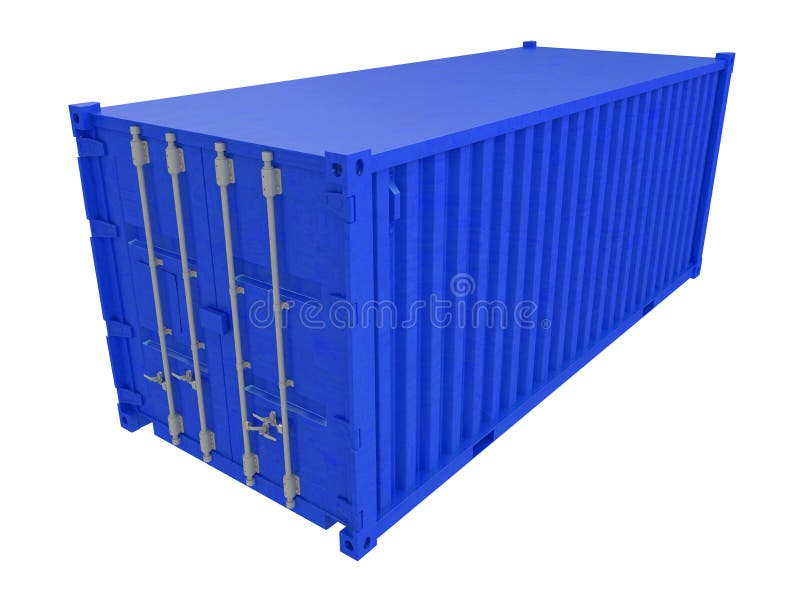 Blue Toilet or Wc from Side or Front View or Isometric Isolated on a ...