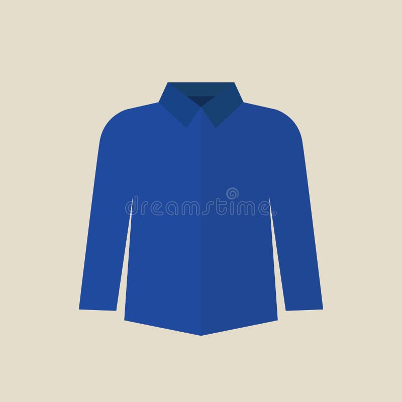 Blue Shirt Vector Illustraton Stock Vector - Illustration of repairman ...