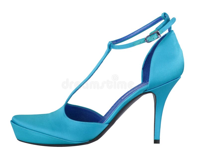Blue shoe stock image. Image of colourful, fashion, dress - 12562649