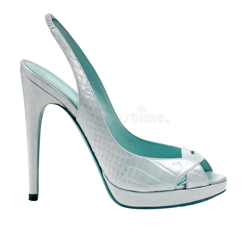 Blue shoe stock photo. Image of leather, dress, high - 28099356