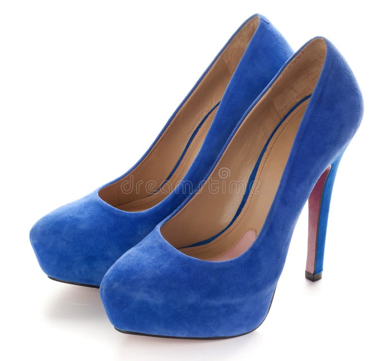 Blue shoes stock image. Image of blue, foot, beautiful - 66550827