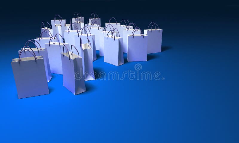 Blue shop stock illustration. Illustration of shop, buying - 13923039