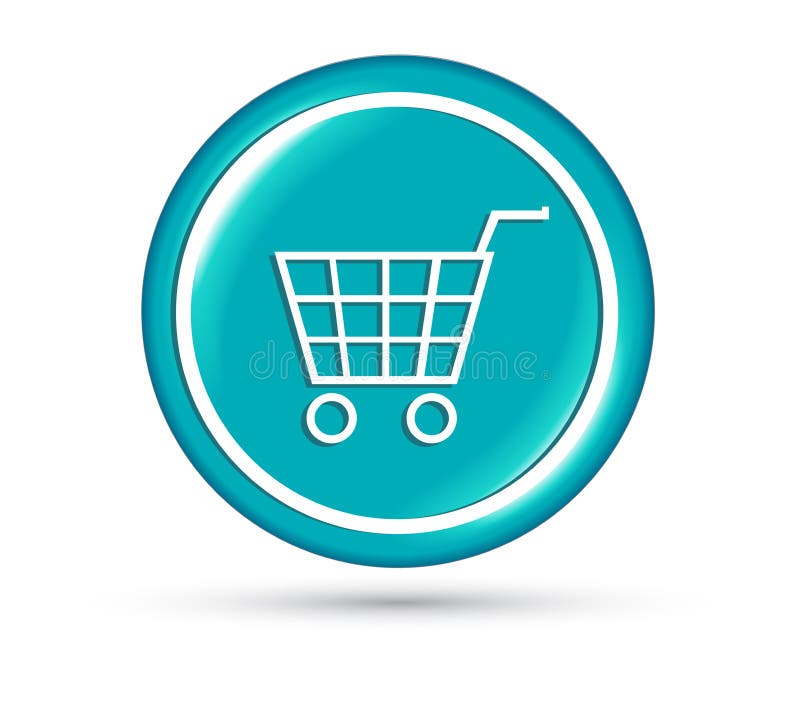 Shopping Cart icon stock illustration. Illustration of buttons - 14180683