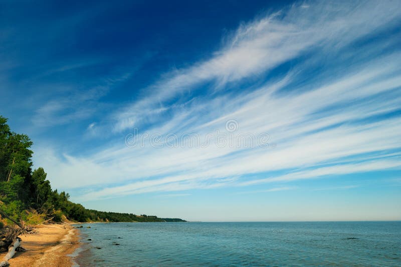 Blue shore stock photo. Image of beach, scene, shore - 21378994