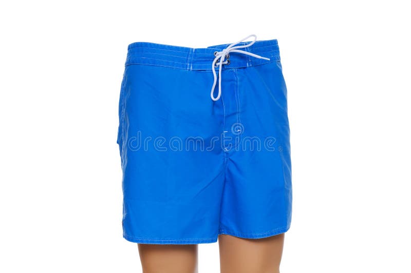 Blue Athletic Shorts stock photo. Image of garment, clothing - 13180224