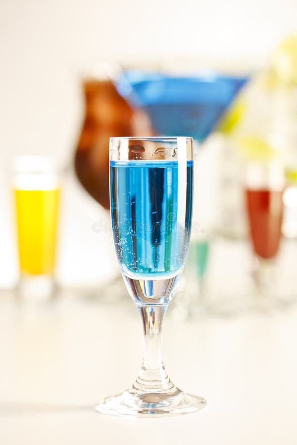 Blue shot stock image. Image of blue, alcohol, thirsty - 26346593