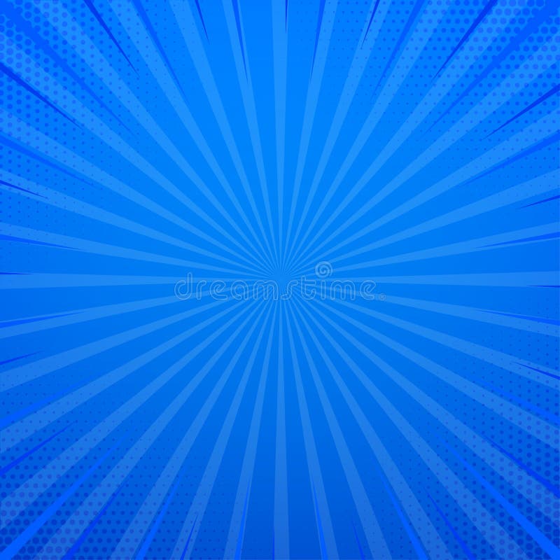 Blue Side Hatch with Halftone Effect. Vintage Pop Art Retro Vector ...