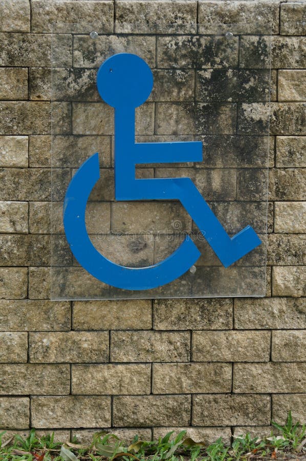 Blue Sign Of A Handicap Accessible Sign Picture. Image: 31401277