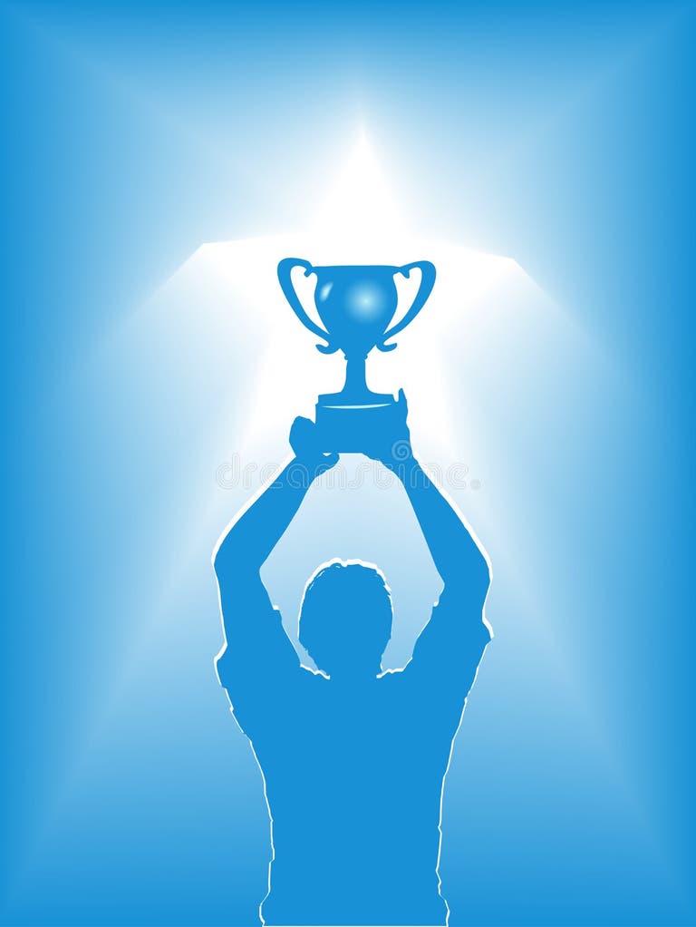 Holding Man Silhouette Trophy Stock Illustrations 330 Holding Man