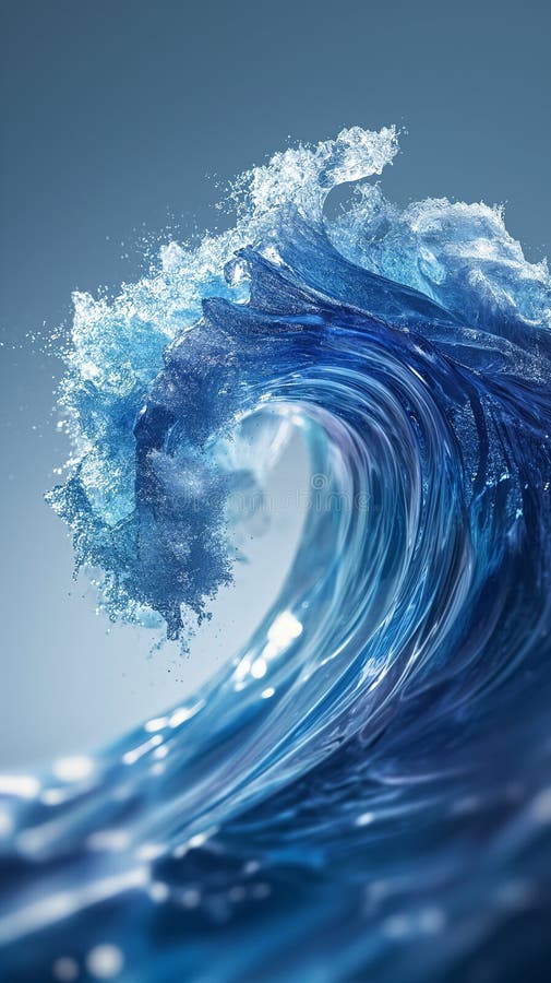 Blue Silk Background, Abstract Rainbow Gradient Background Stock Image ...