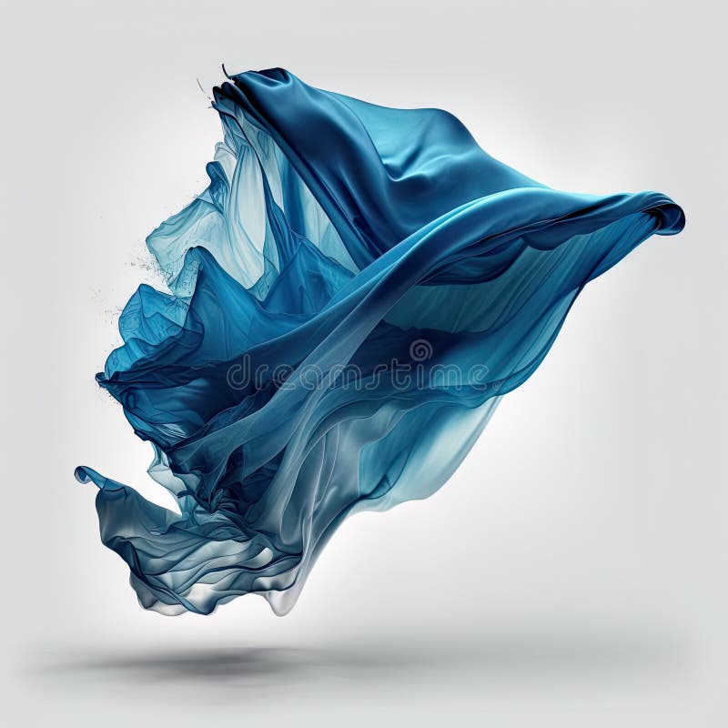 Silk Fabric with Shallow Depth of Field Background Stock Illustration ...