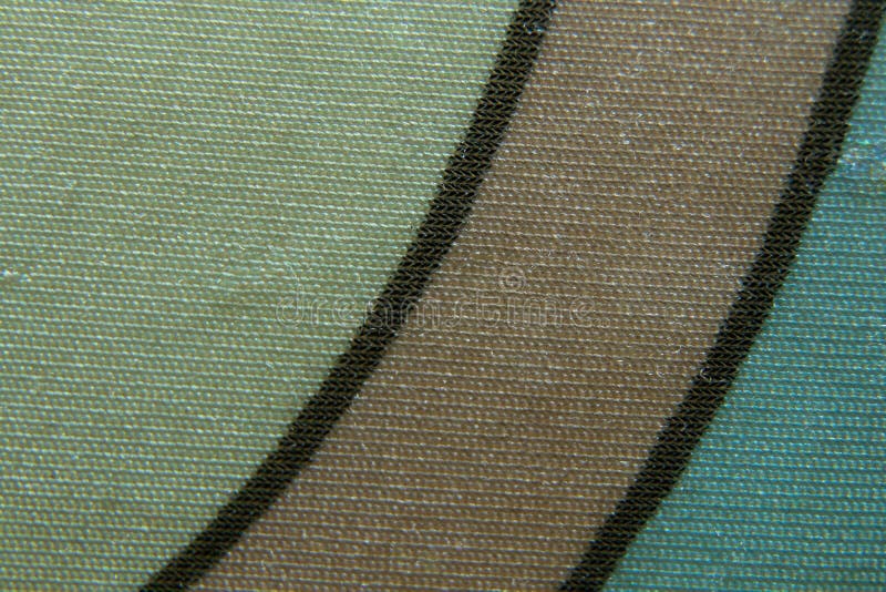 Blue Silk Fabric with Lines As Background Close-up Stock Photo - Image ...