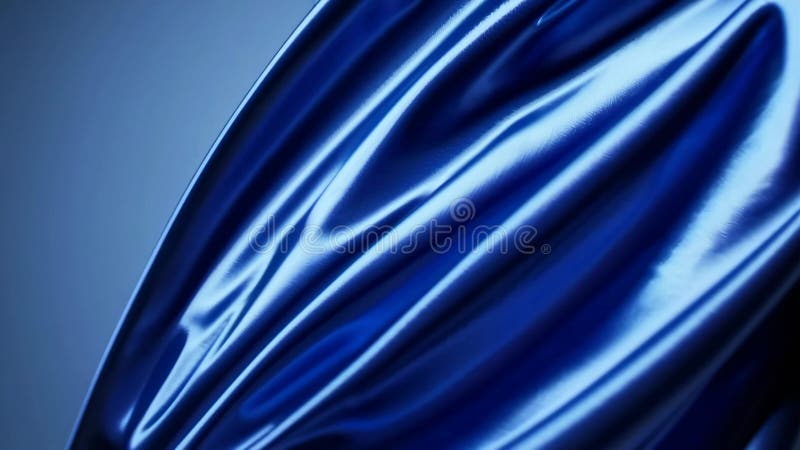 Blue Silk Fabric with Smooth Texture, Luxury Elegance Concept Stock ...