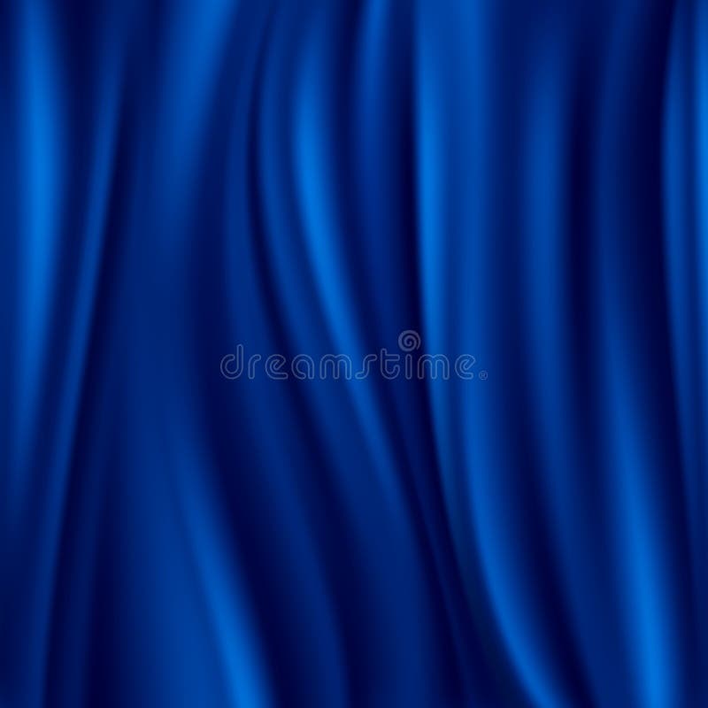 Blue Silk, Satin Material Wavy Luxury Vector Background Stock Vector ...