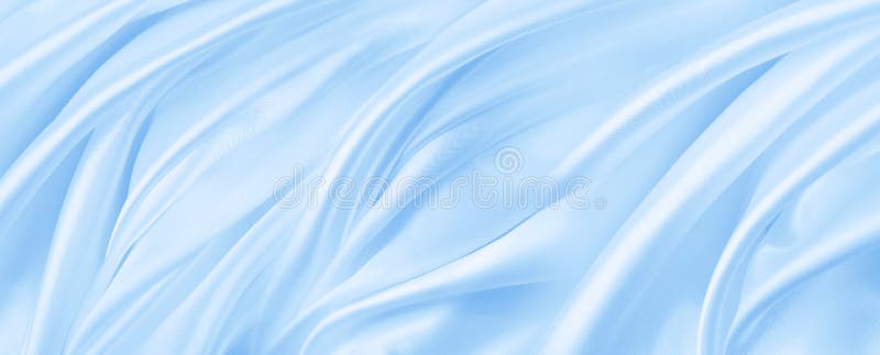 Blue silky fabric texture stock photo. Image of delicate - 240207050
