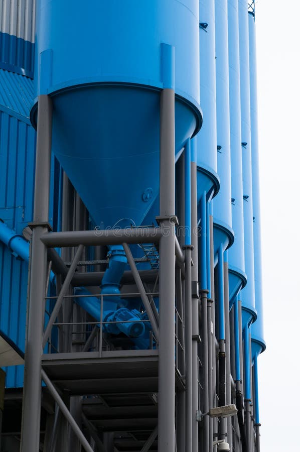 Silo stock photo. Image of construction, metal, technology - 14710338