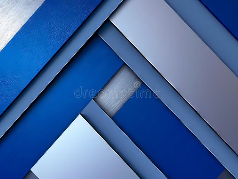 A Blue and Silver Background with a Metal Pattern Stock Photo - Image ...