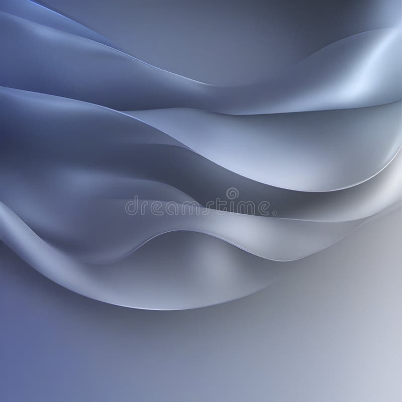 Blue and Silver Gradient with Smooth Color Transitions. AI-Generated ...