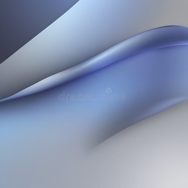 Blue and Silver Gradient with Smooth Color Transitions. AI-Generated ...