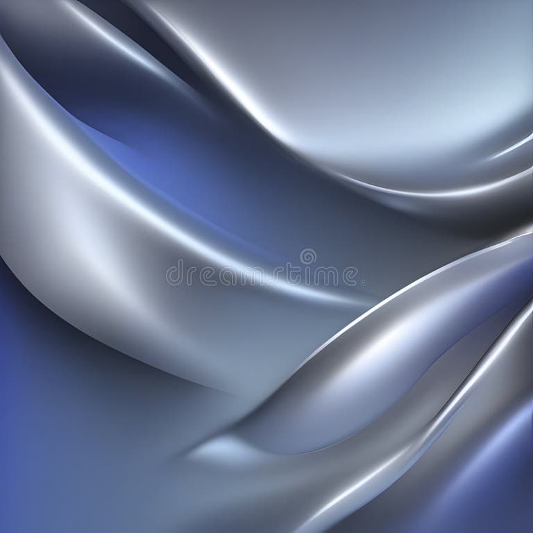 Blue and Silver Gradient with Smooth Color Transitions. AI-Generated ...