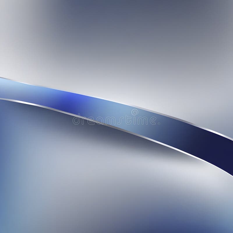 Blue and Silver Gradient with Smooth Color Transitions. AI-Generated ...