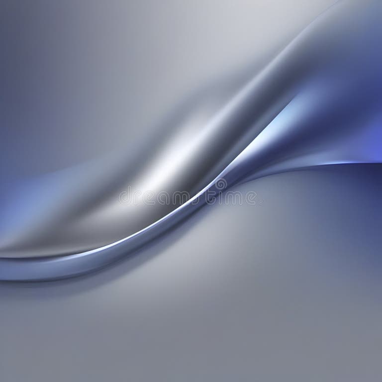 Blue and Silver Gradient with Smooth Color Transitions. AI-Generated ...