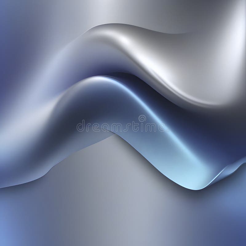 Blue and Silver Gradient with Smooth Color Transitions. AI-Generated ...