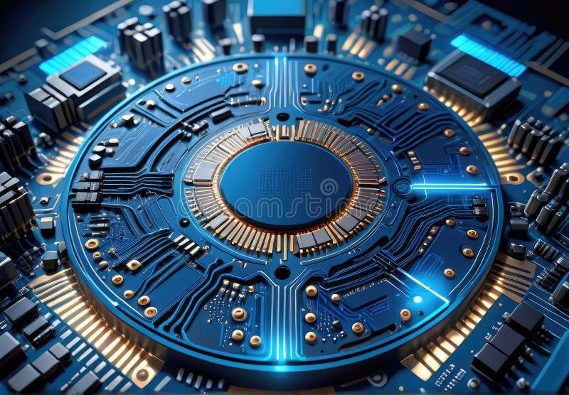 Blue and Silver Tones Combining Stock Illustration - Illustration of ...