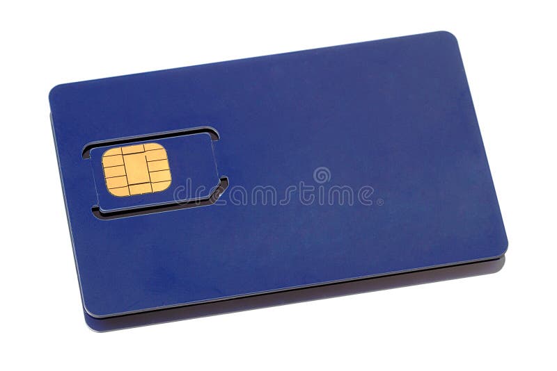 Blank Micro Sim Card Carrier Stock Photo - Image of carrier, handy ...