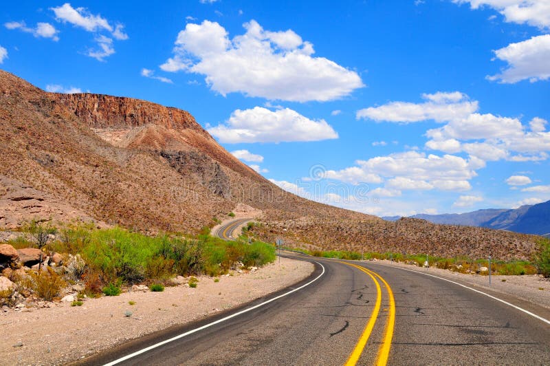 Blue Skies and Open Highway Stock Image - Image of texas, road: 41853679