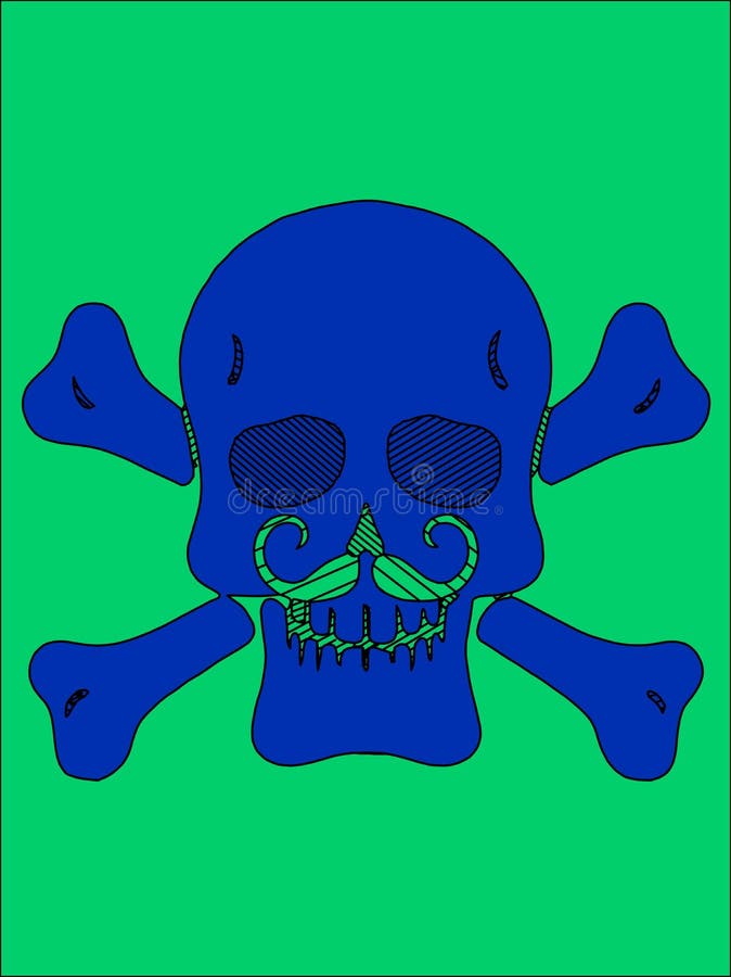 Blue Skull Stock Illustrations – 8,751 Blue Skull Stock Illustrations ...