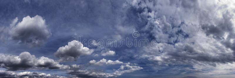 Seamless sky panorama stock photo. Image of wide, space - 23915426