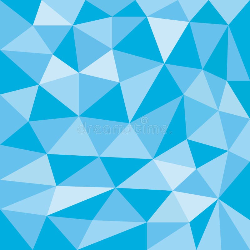 Blue Sky Abstract Background of Triangles Stock Vector - Illustration ...