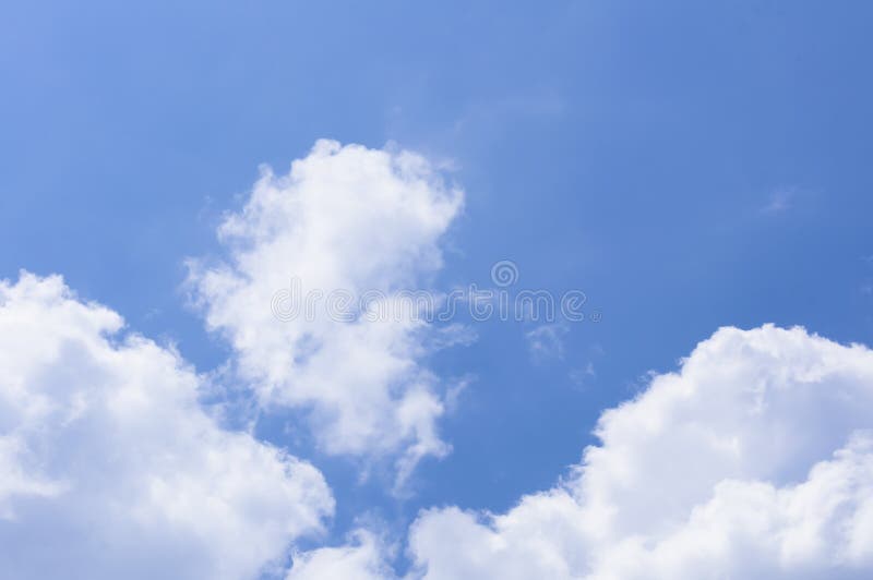 Blue Sky Background with Clouds. Sky of Brazil Stock Photo - Image of ...