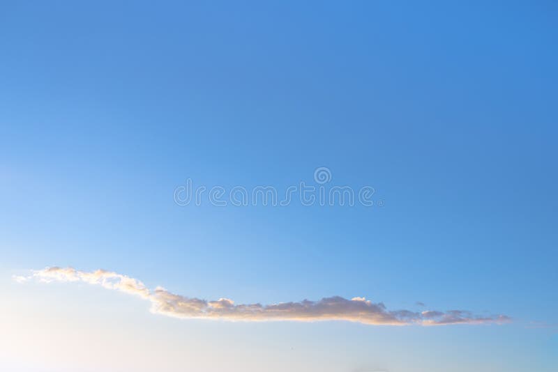 Blue Sky Background Sunrise Illuminated Strip Cloud Stock Photos - Free ...