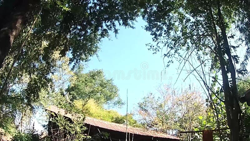 Blue Sky Background with Tiny Clouds Background Stock Video - Video of ...