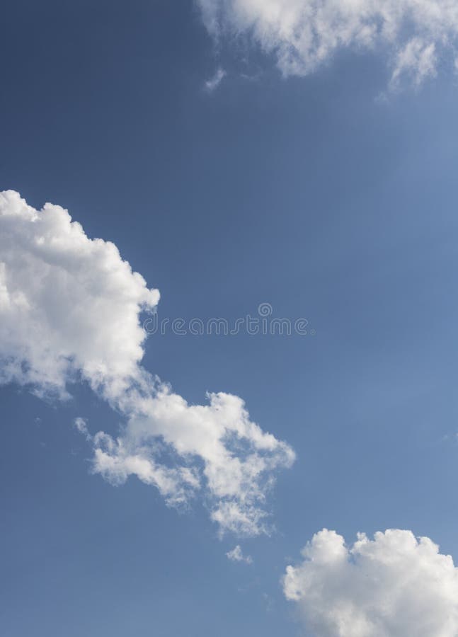Blue Sky Background with Tiny Clouds - Cinecmatic Colored Sky with Clouds Stock Photo - Image of ...
